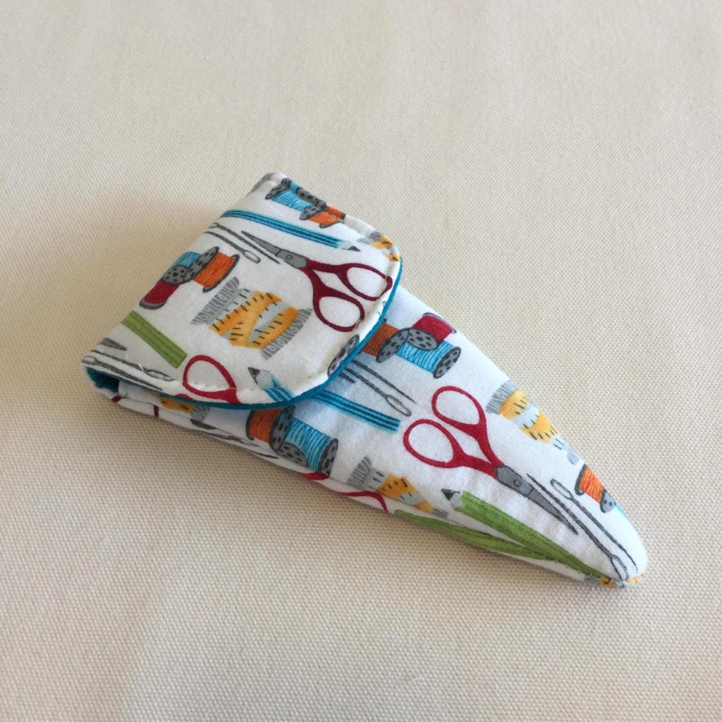 Scissor Pouch – Scissor Print – SOLD OUT! – Chain Bay Sewcraft