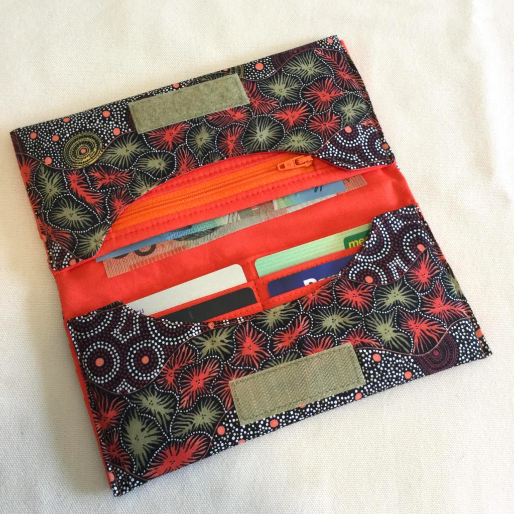 Australiana Handmade Bifold Ladies Purse – ‘Wild Seed & Waterhole ...