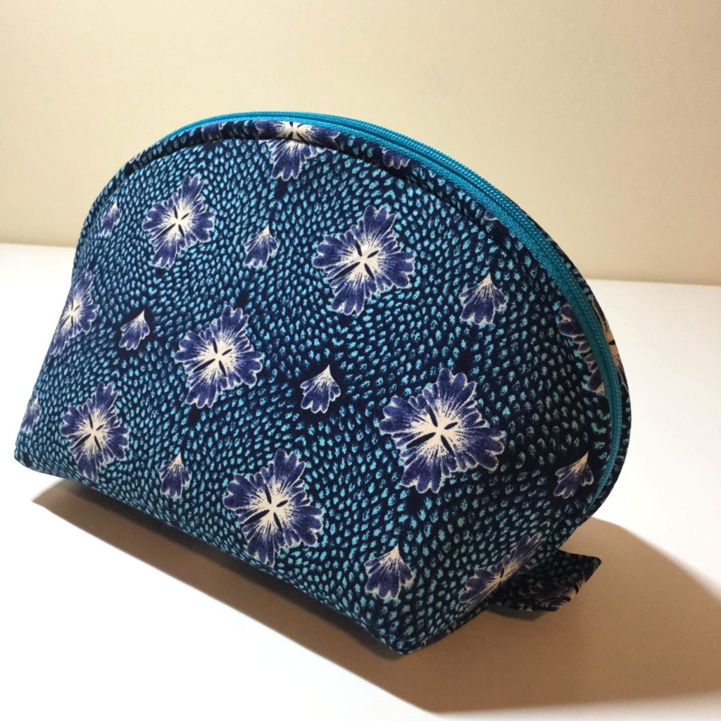 Clam Shell Pouches – Peacock Blue – Chain Bay Sewcraft