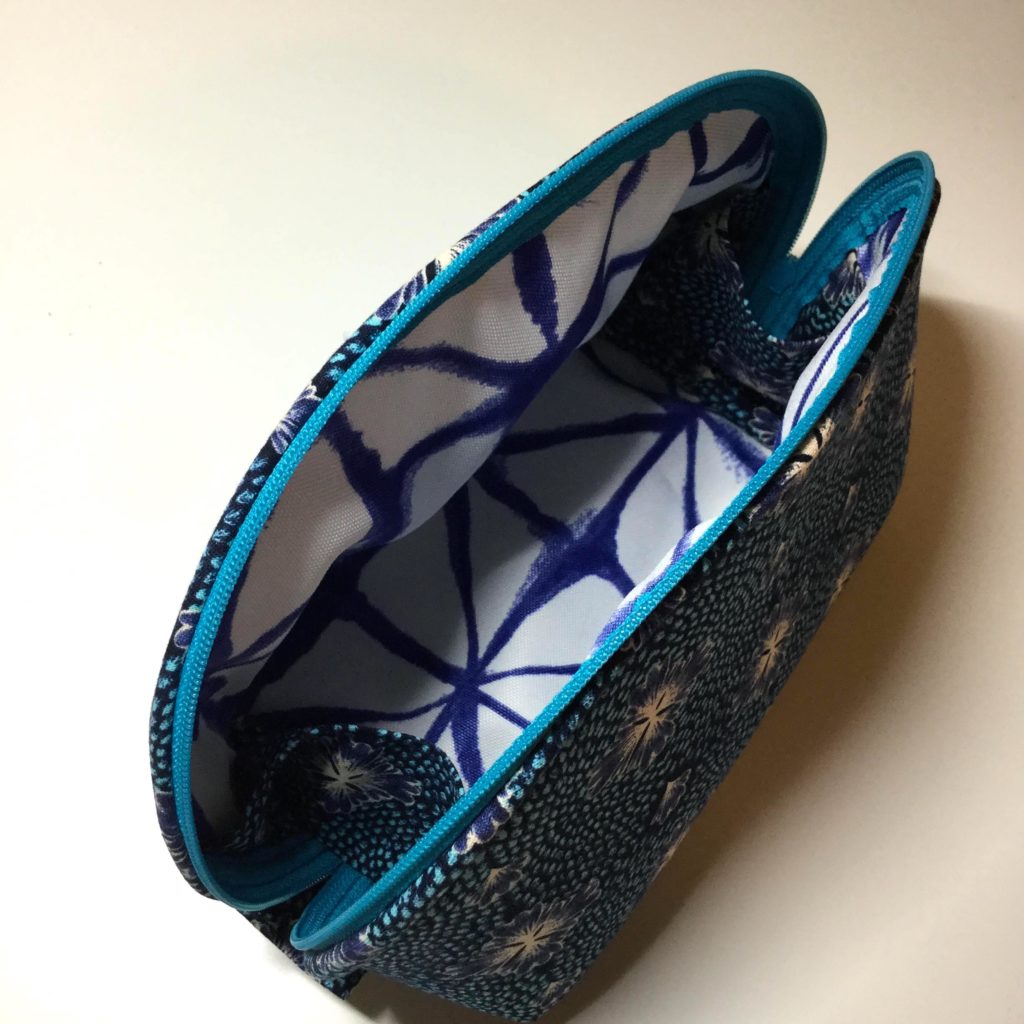 Clam Shell Pouches – Peacock Blue – Chain Bay Sewcraft