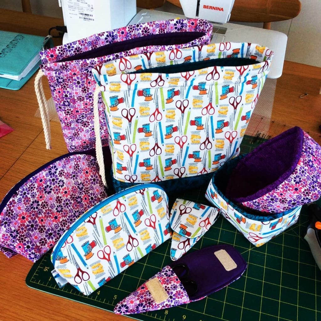 Handmade Craft Bag Special – Forest of Flowers – Chain Bay Sewcraft